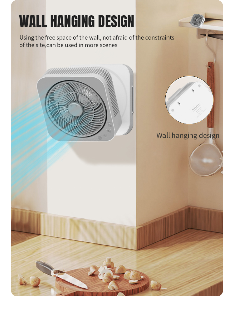 Wall Mounted Desk Box Fan - Buy desk fan, desk fan Supplier, portable ...